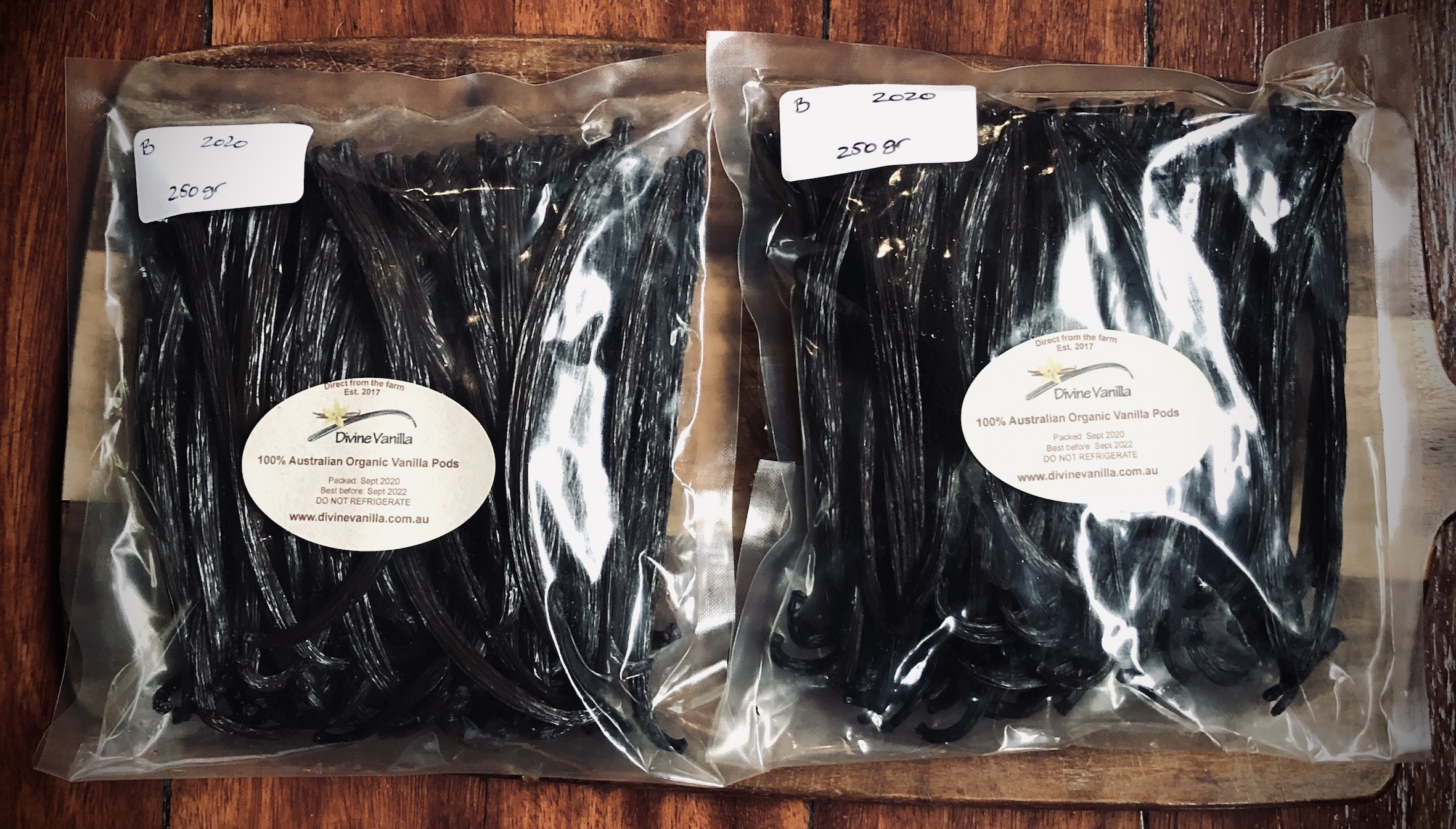 Australian grown vanilla pods - Vanilla Beans B Grade